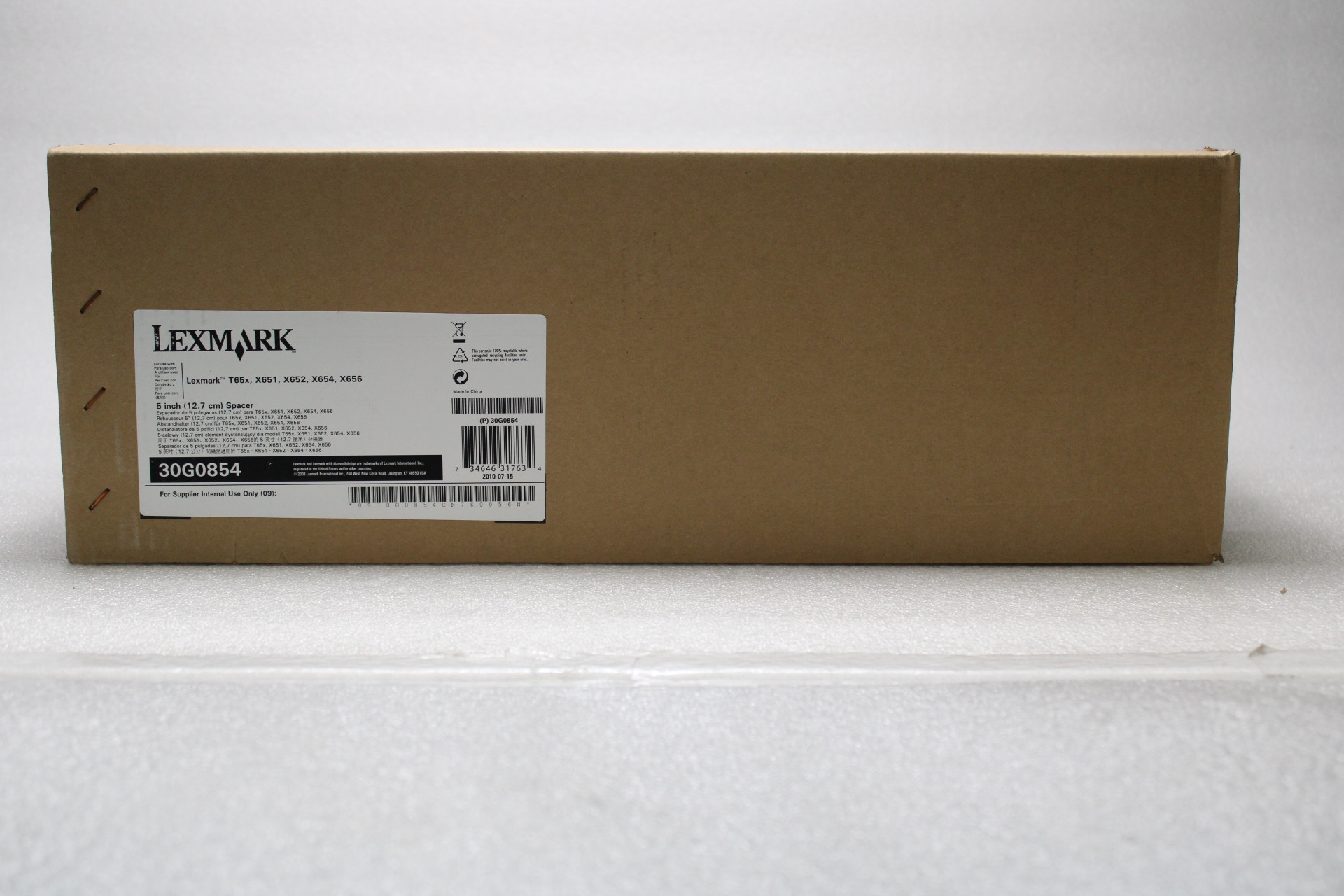 Lexmark 30G0854 T650 652 654 X651 652 654 656 ( 5 inch Spacer ) for ...